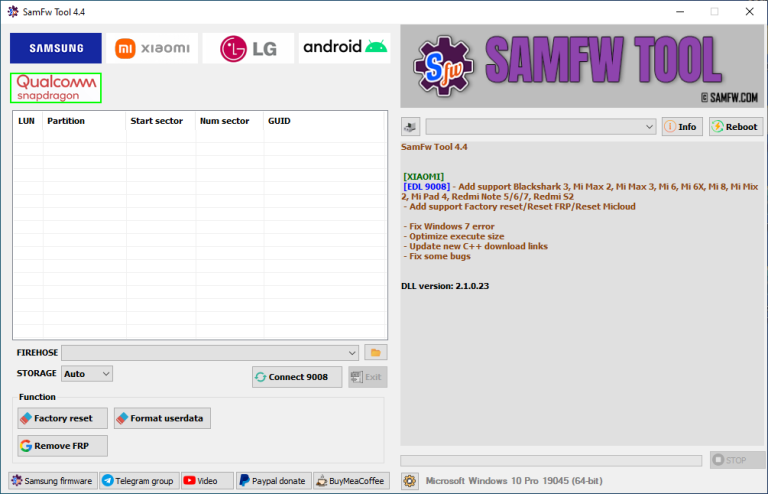 دانلود نرم افزار کاربردی SamFw نسخه 4.5.2 با امکانات بینظیر [ابدیت شد] - پرتال توسعه دهندگان ...