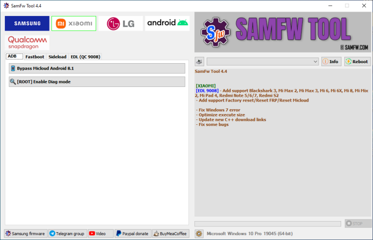 دانلود نرم افزار کاربردی SamFw نسخه 4.5.2 با امکانات بینظیر [ابدیت شد] - پرتال توسعه دهندگان ...